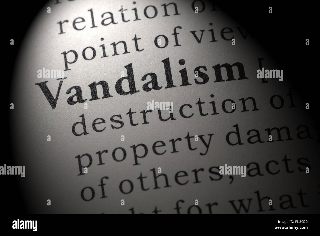 Fake Dictionary, Dictionary definition of the word vandalism. including ...
