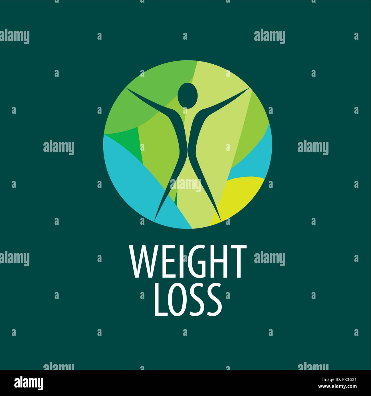 weight loss logo Stock Vector Image & Art - Alamy