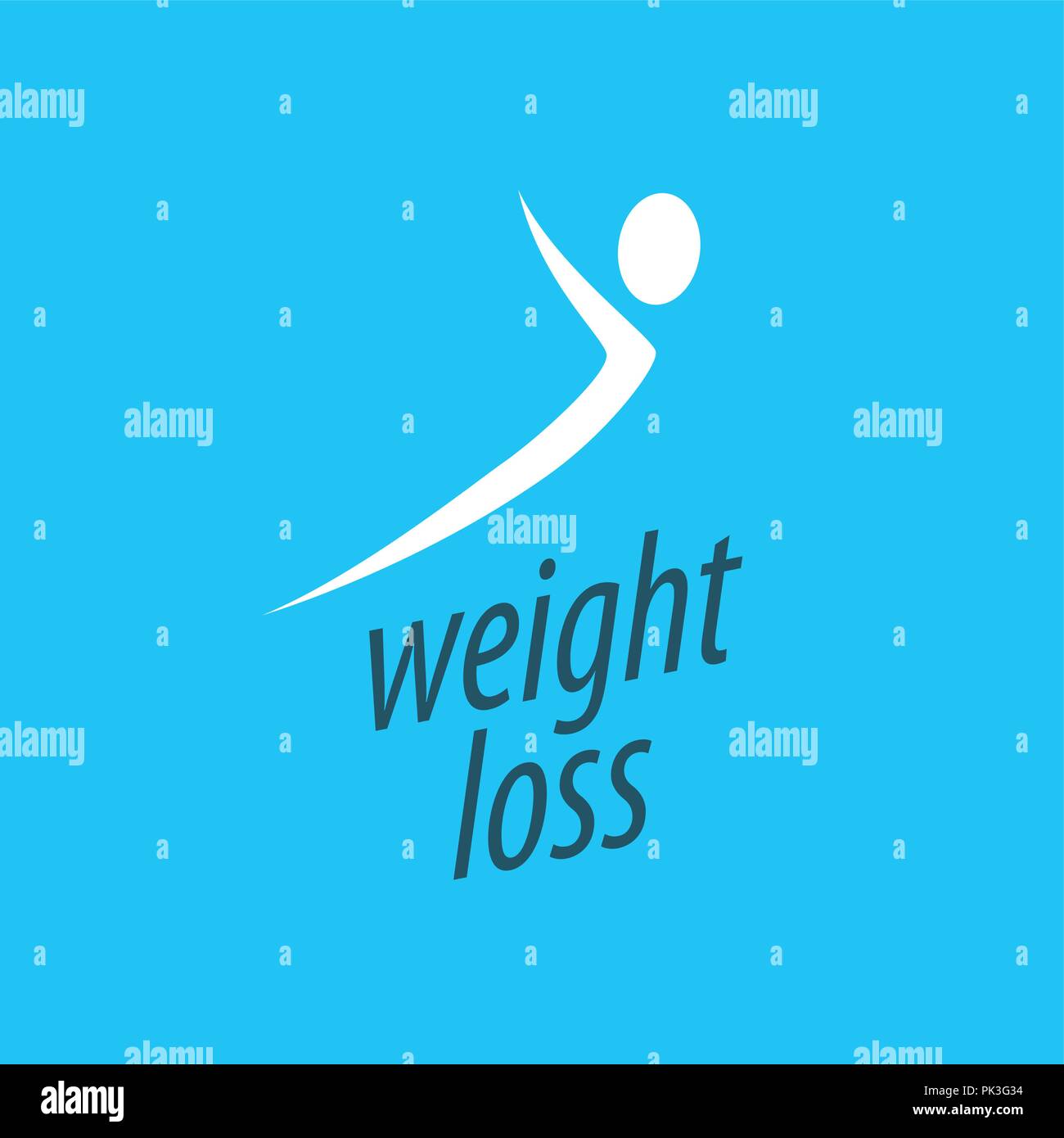 weight loss logo Stock Vector Image & Art - Alamy