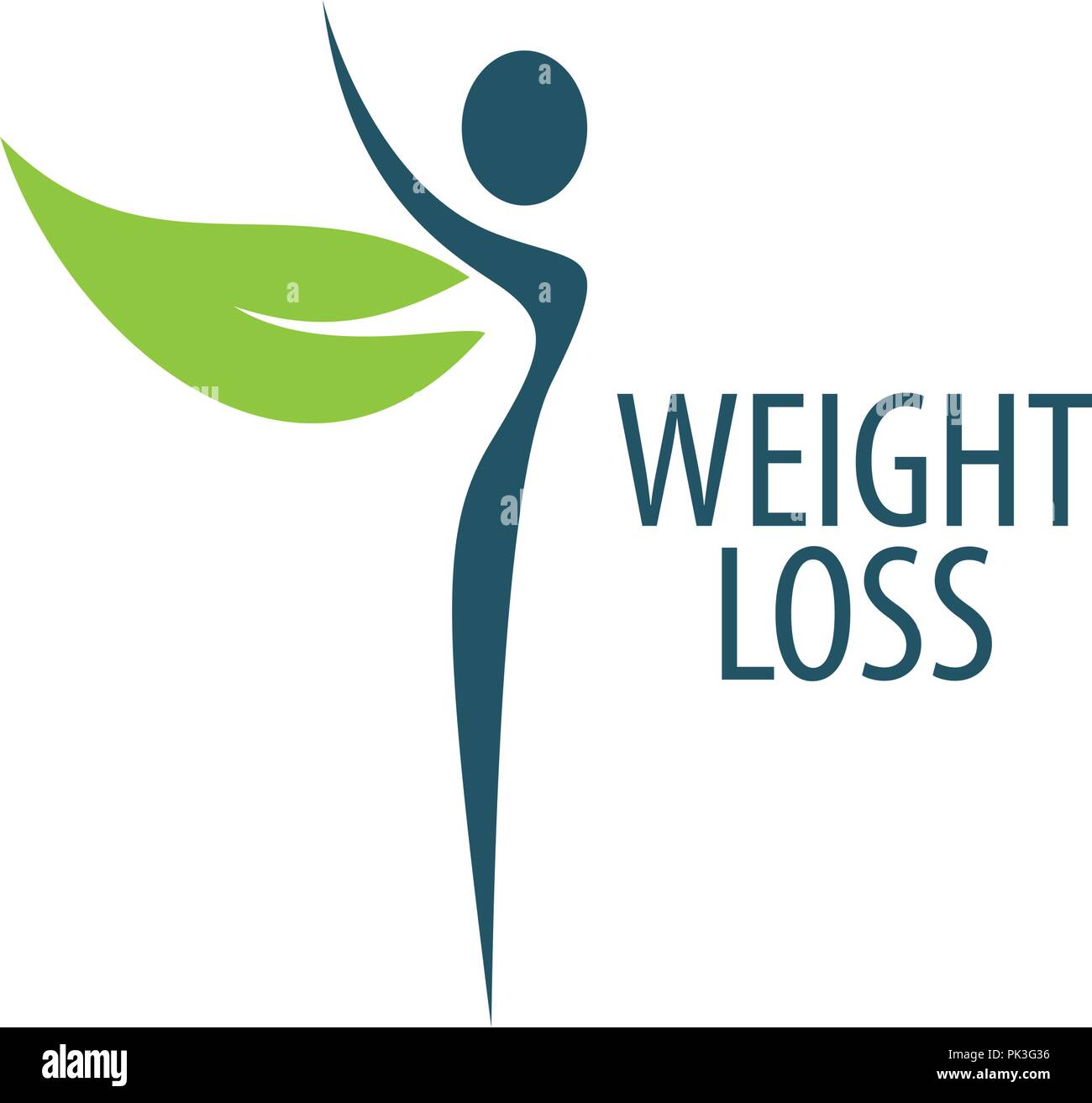 weight loss logo Stock Vector Image & Art - Alamy