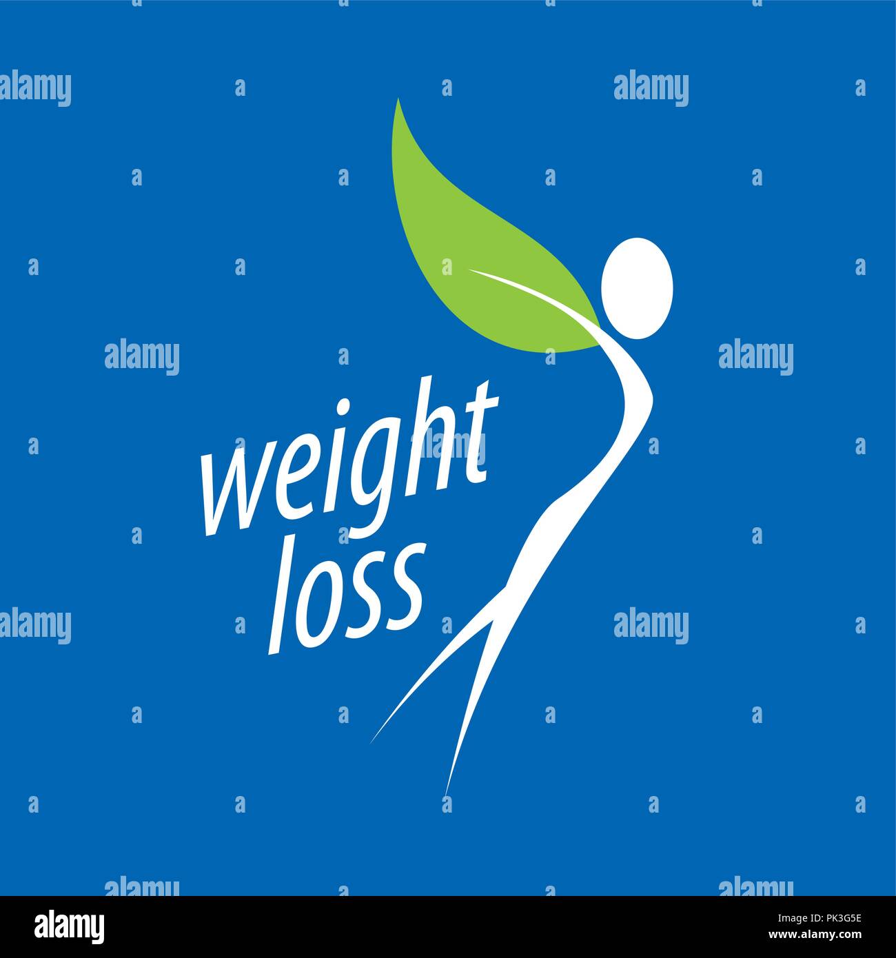 weight loss logo Stock Vector Image & Art - Alamy