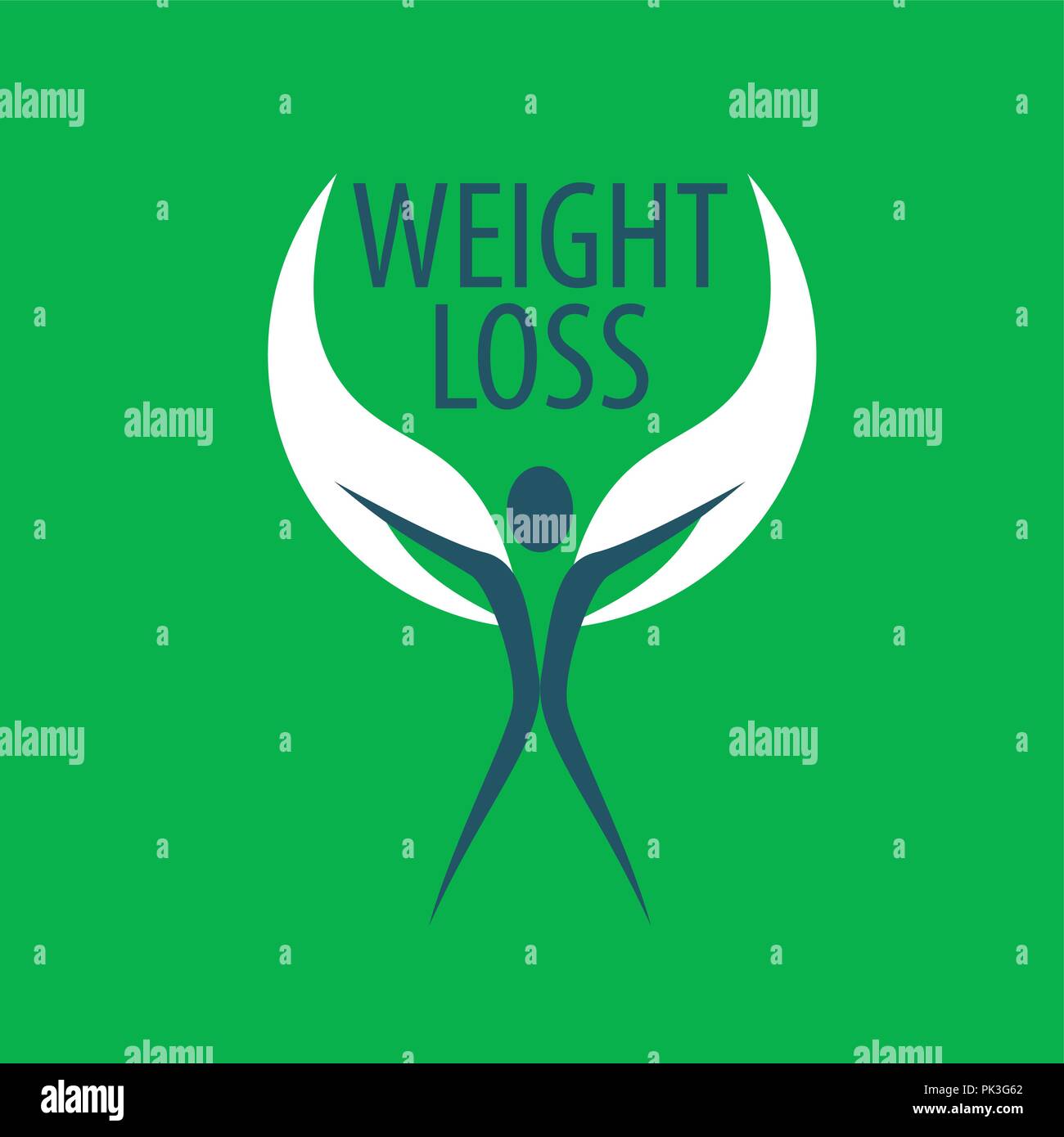 weight loss logo Stock Vector Image & Art - Alamy
