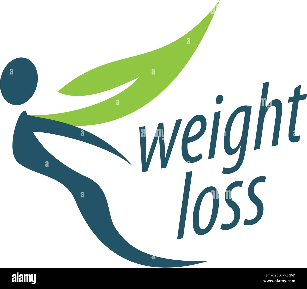 weight loss logo Stock Vector Image & Art - Alamy