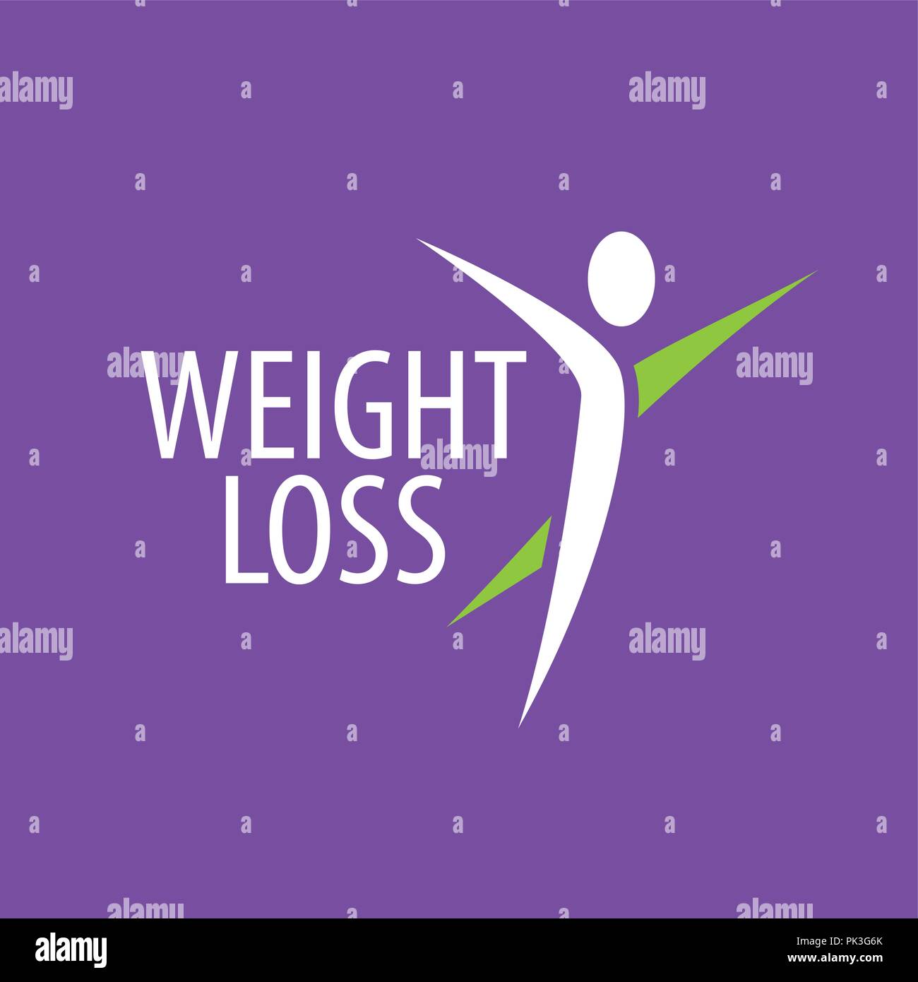 weight loss logo Stock Vector Image & Art - Alamy