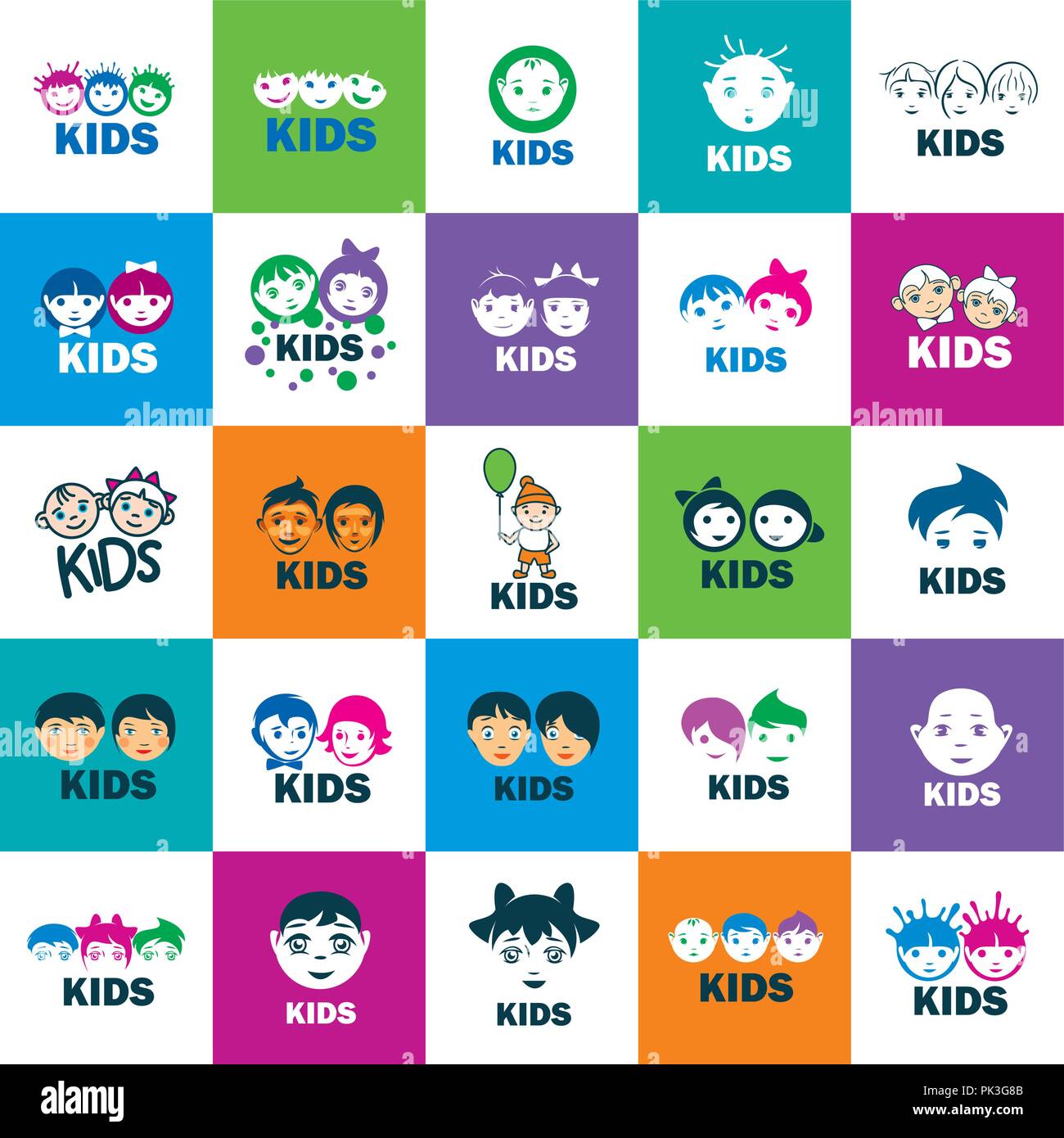 vector icon kids Stock Vector Image & Art - Alamy