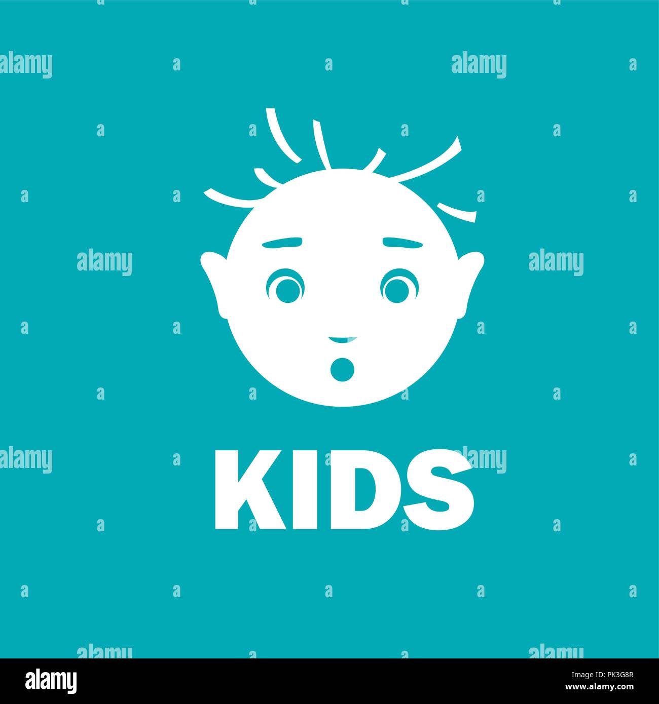 vector logo kids Stock Vector Image & Art - Alamy