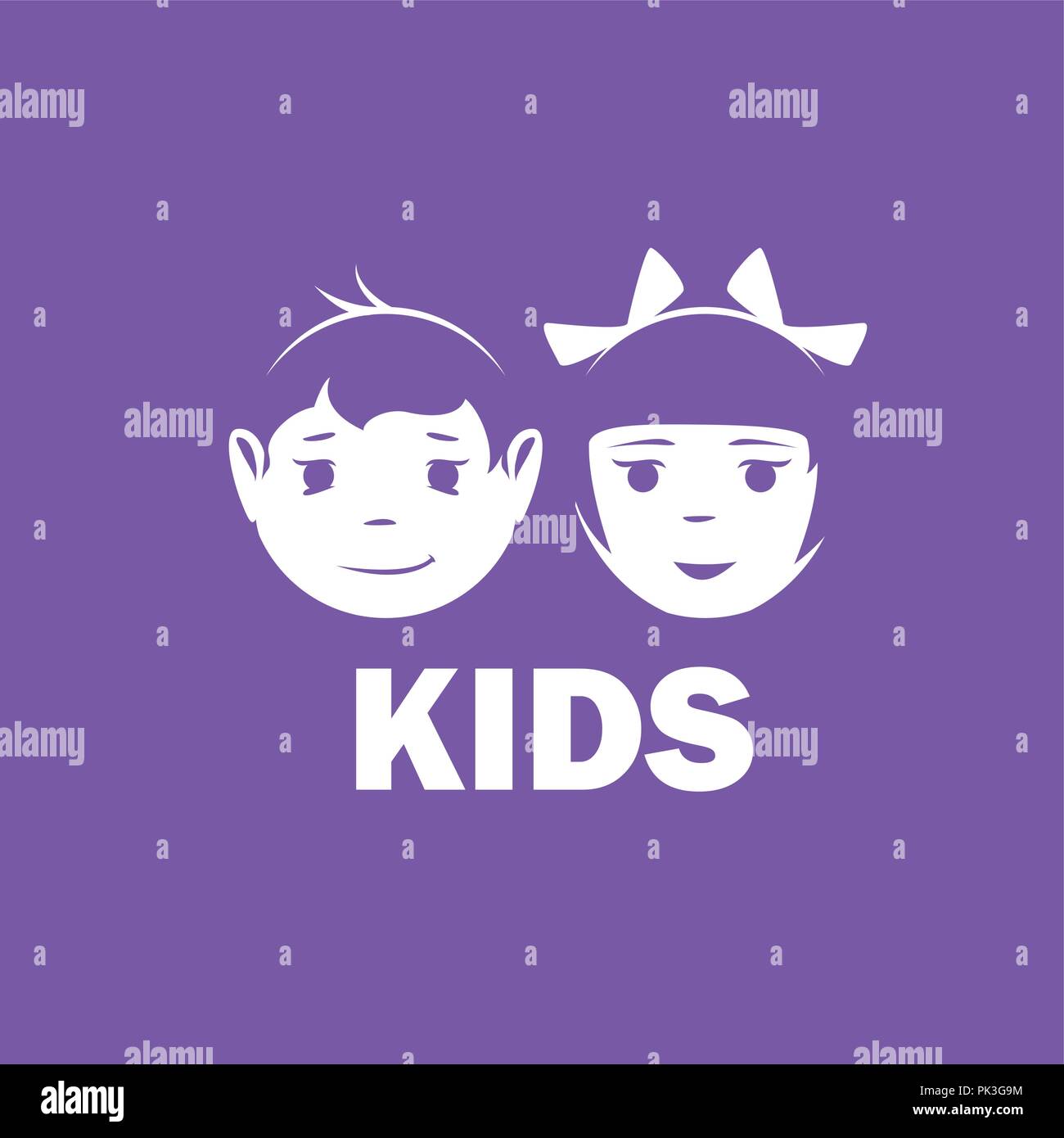 vector logo kids Stock Vector Image & Art - Alamy