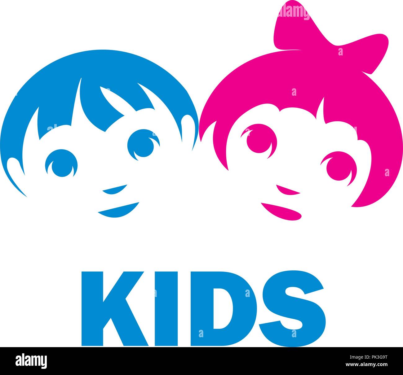 vector logo kids Stock Vector Image & Art - Alamy