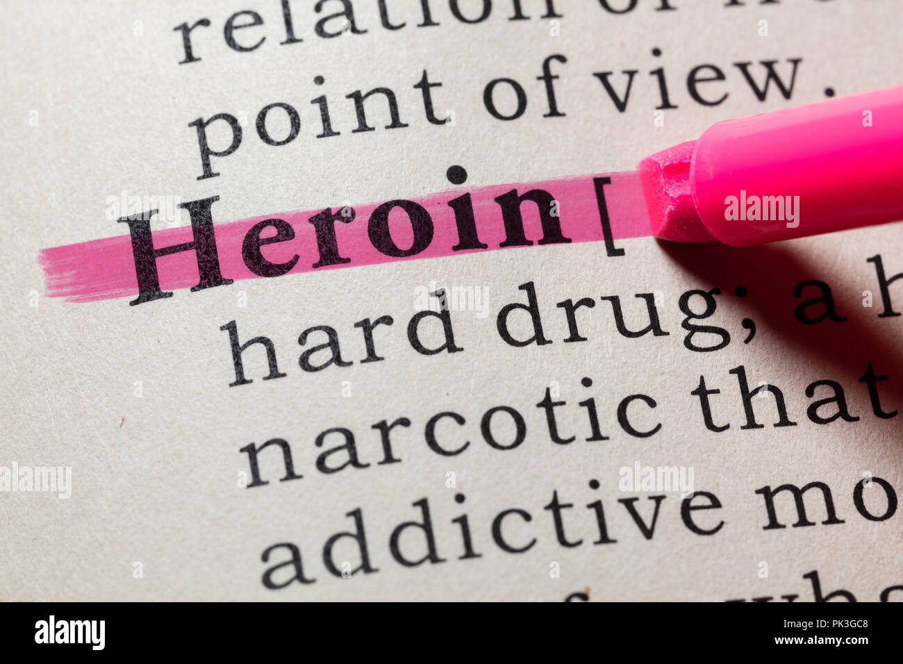 Fake Dictionary, Dictionary definition of the word heroin. including ...