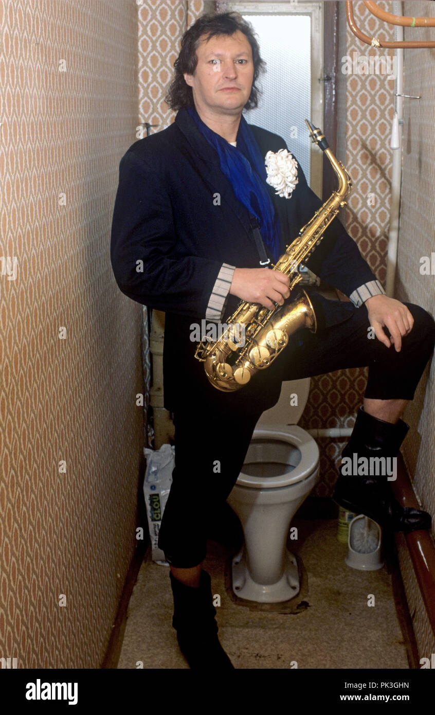 Hans-Jürgen Buchner (Haindling) on 10.02.1992 in München / Munich ...