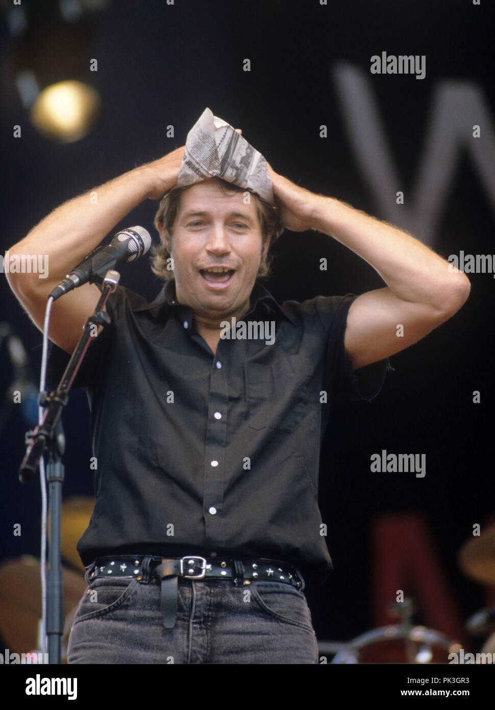 Uli Hundt (Band) on 26.07.1986 in Burglengenfeld. | usage worldwide ...