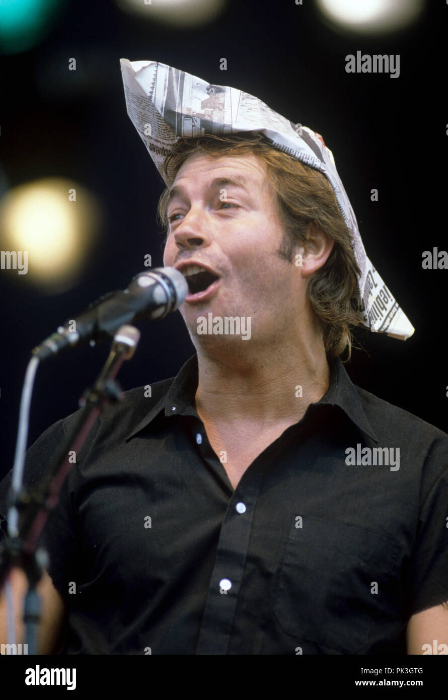 Uli Hundt (Band) on 26.07.1986 in Burglengenfeld. | usage worldwide ...