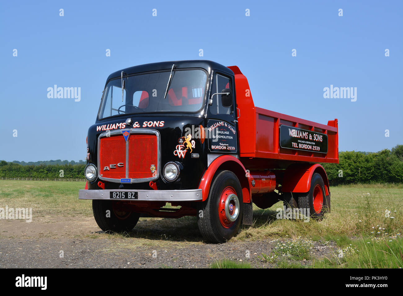 1963 AEC Mercury truck Stock Photo - Alamy