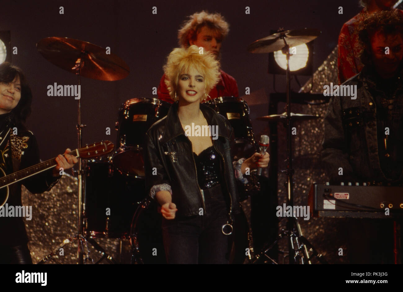 Nena, deutsche Popmusikerin, bei einem Konzert in Böblingen ...