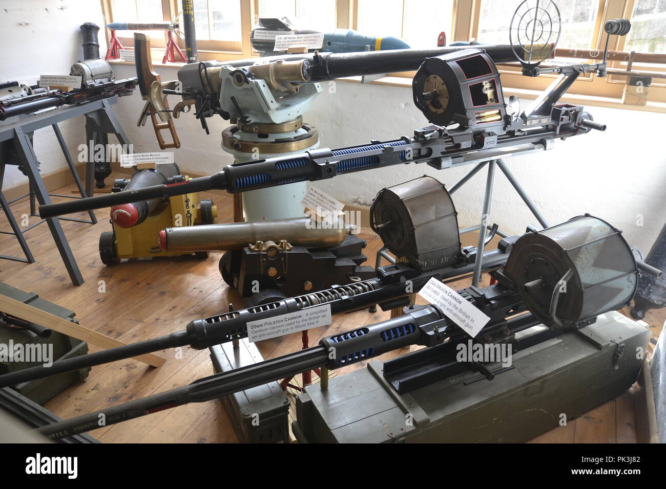 Chapel Bay Fort & Museum at Angle, Pembrokeshire, Wales, UK Stock Photo ...