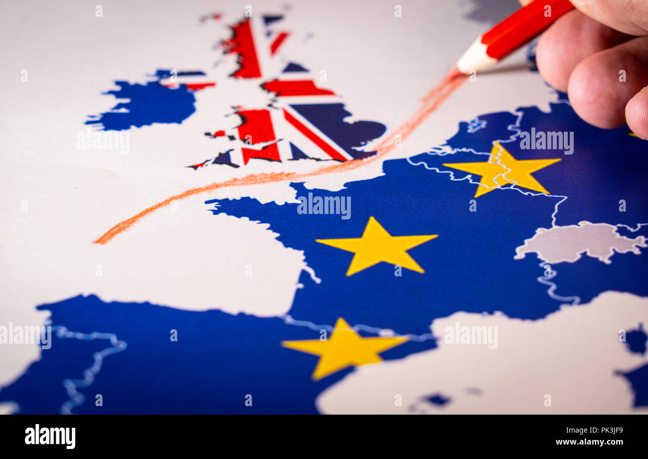 Brexit map hi-res stock photography and images - Alamy