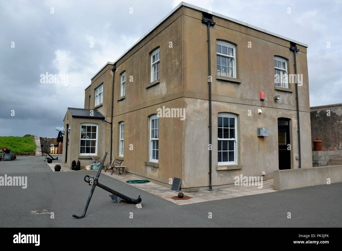 Owners house at the Chapel Bay Fort & Museum at Angle, Pembrokeshire ...