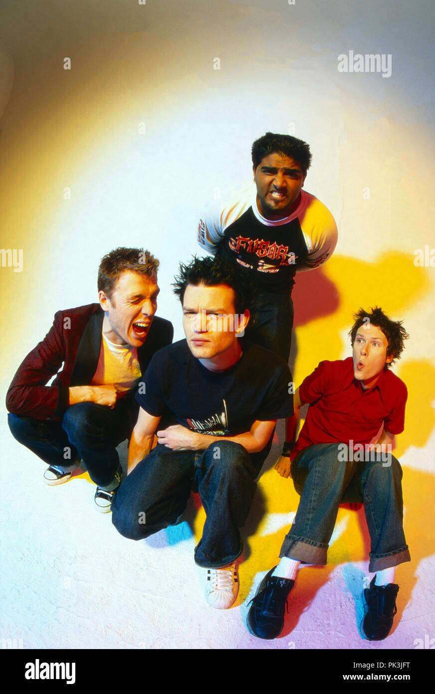 "Sum 41", kanadische Punkrockband, Deutschland 2002. Canadian punk rock ...