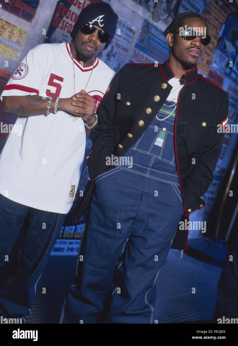 "OutKast", amerikanisches Hip Hop Duo, Deutschland 2001. American hip ...