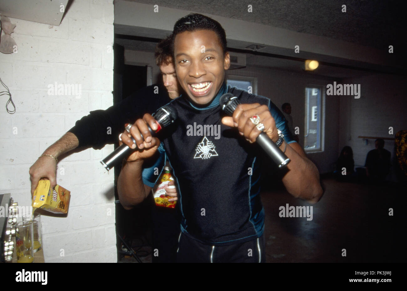 Haddway, Sänger aus Trinidad und Tobago in München, Deutschland 1994 ...