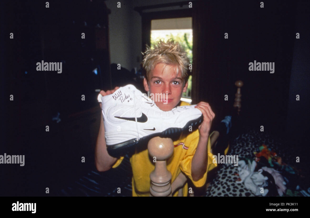 Aaron Carter, amerikanischer Popsänger als Kind in Los Angeles, USA ...