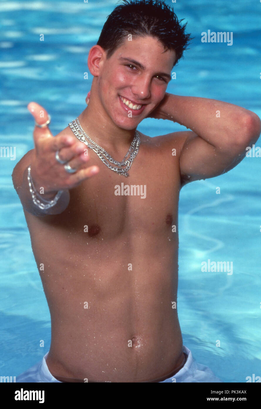 "Take 5", amerikanische Boyband, in München, Deutschland 1998. American ...