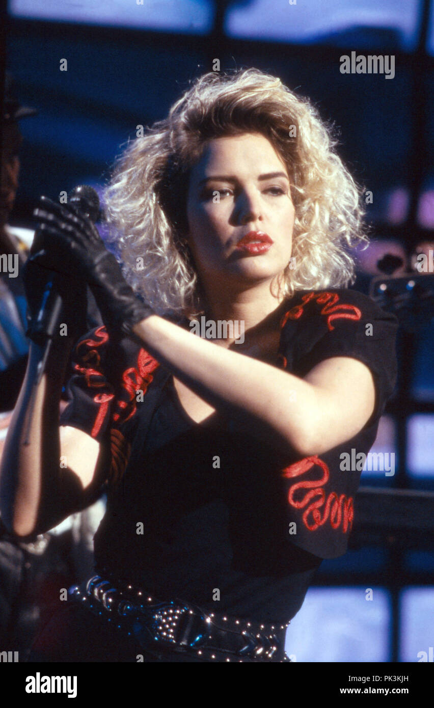 Kim Wilde, britische Popsängerin, bei einem Konzert in München ...