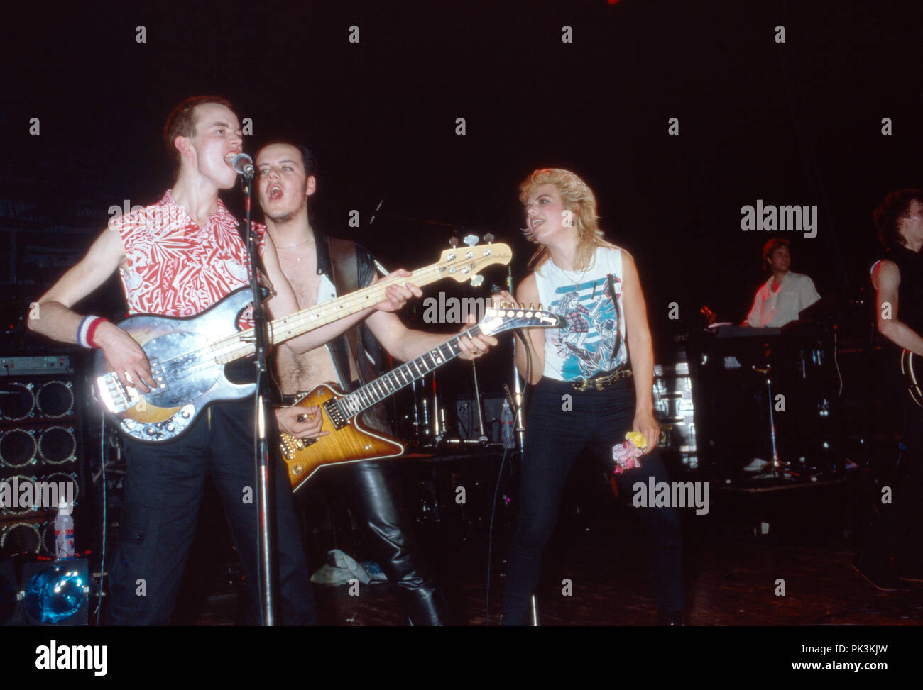 Kim Wilde Britische Popsängerin Bei Einem Konzert Deutschland 1982