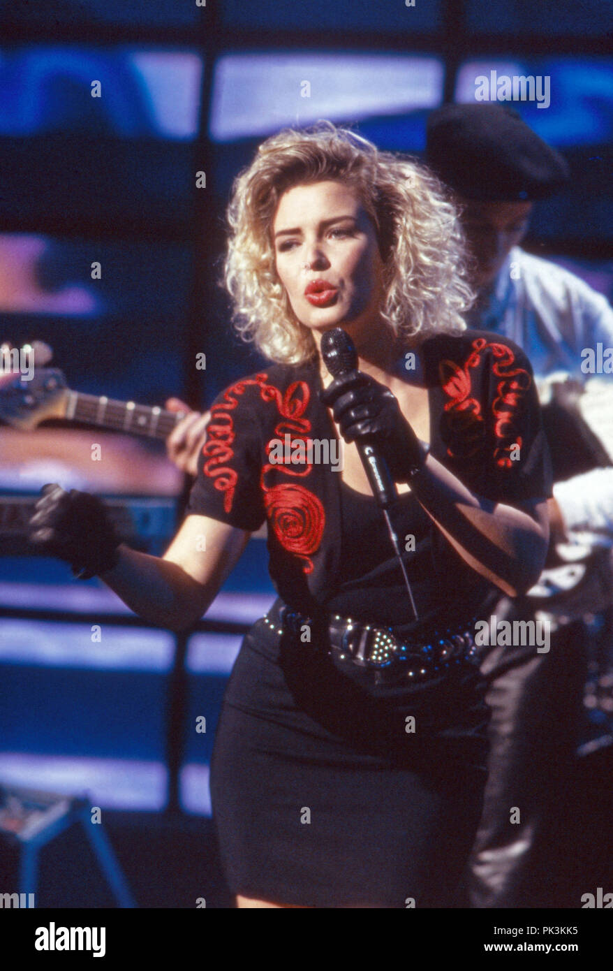 Kim Wilde Britische Popsängerin Bei Einem Konzert In München