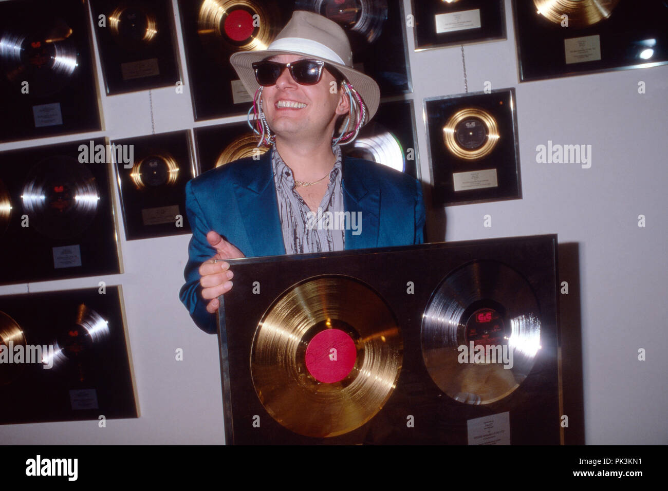 Falco, österreichischer Popsänger bekommt für sein Album "Falco 3" eine ...