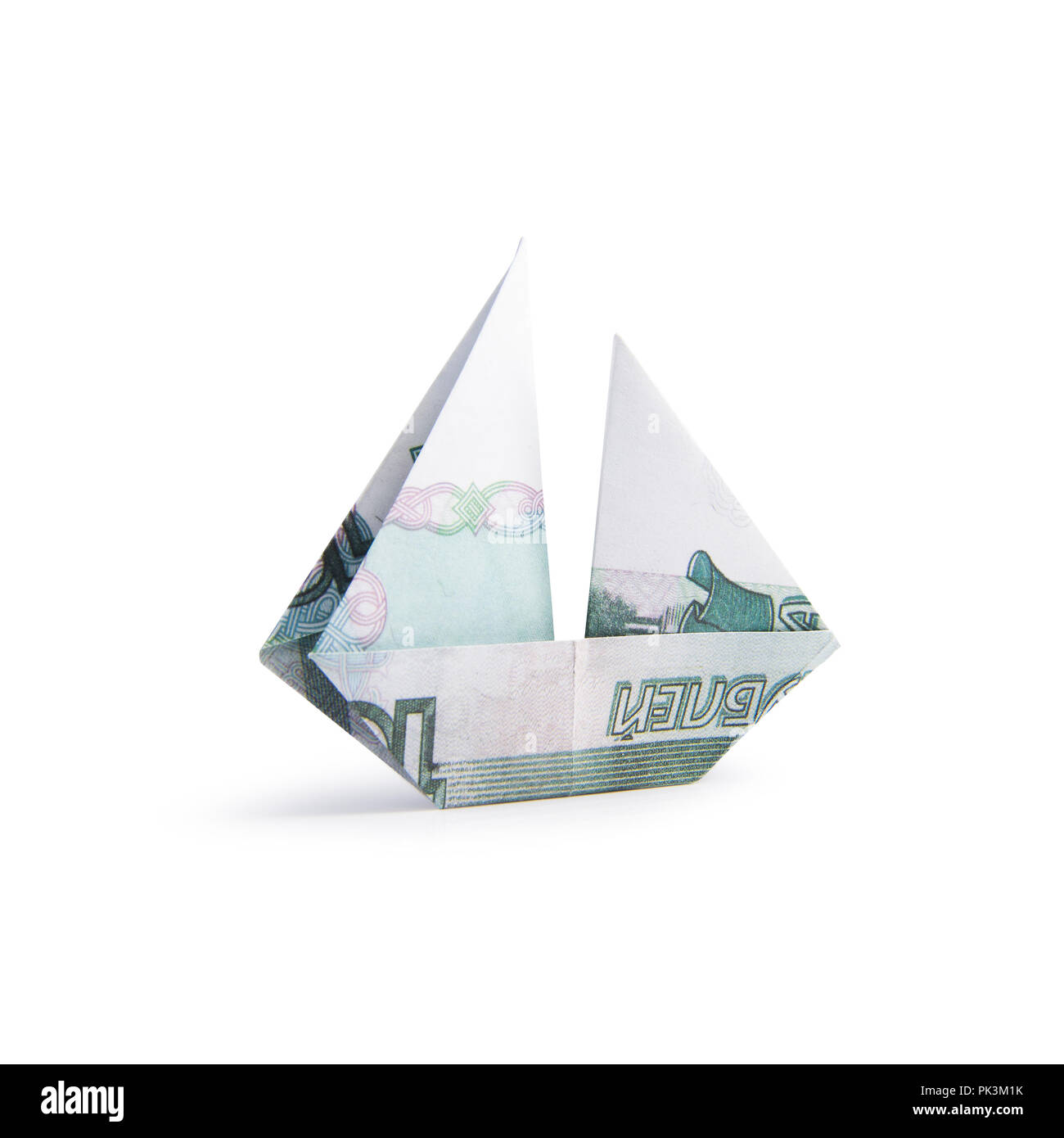 ship from banknotes Stock Photo - Alamy