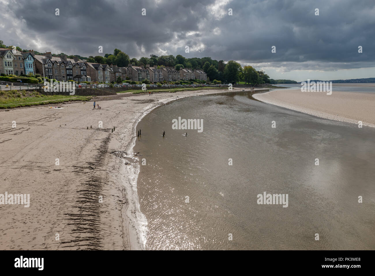 Arnside from the Pier Stock Photo - Alamy