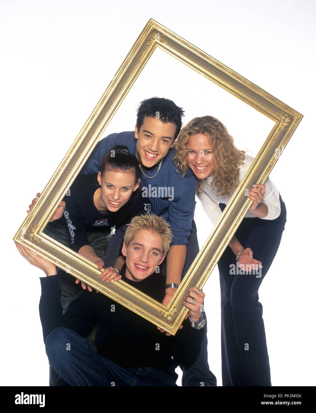 A*Teens (l-r): Sara Lumholdt, John Lennevald, Amit Paul, Marie ...