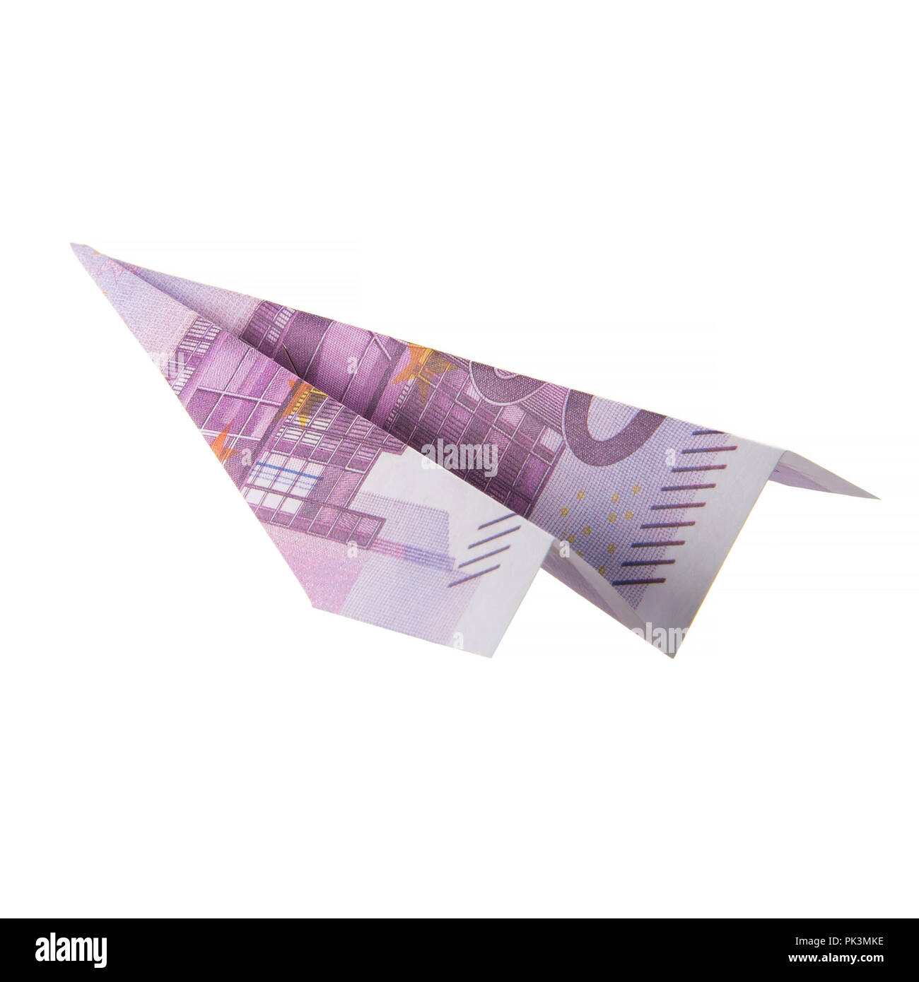 origami airplane from banknotes Stock Photo - Alamy