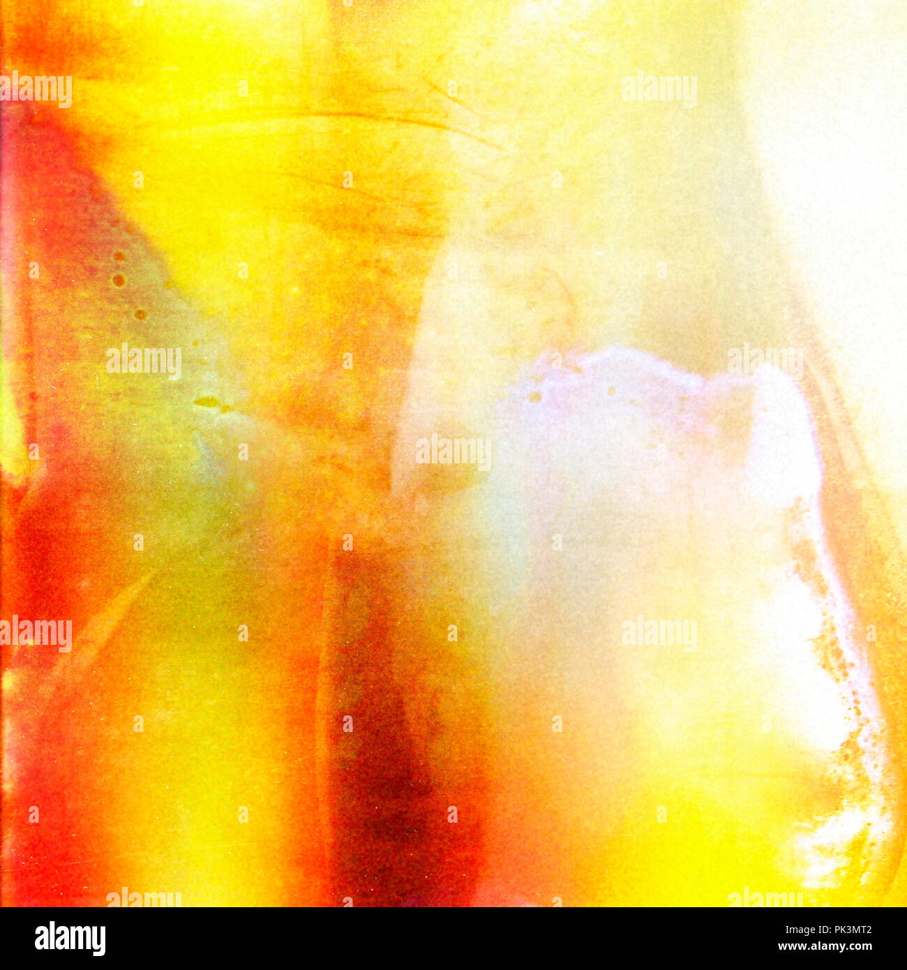 Colourful blurry unfocused background with light leaks and grain Stock ...