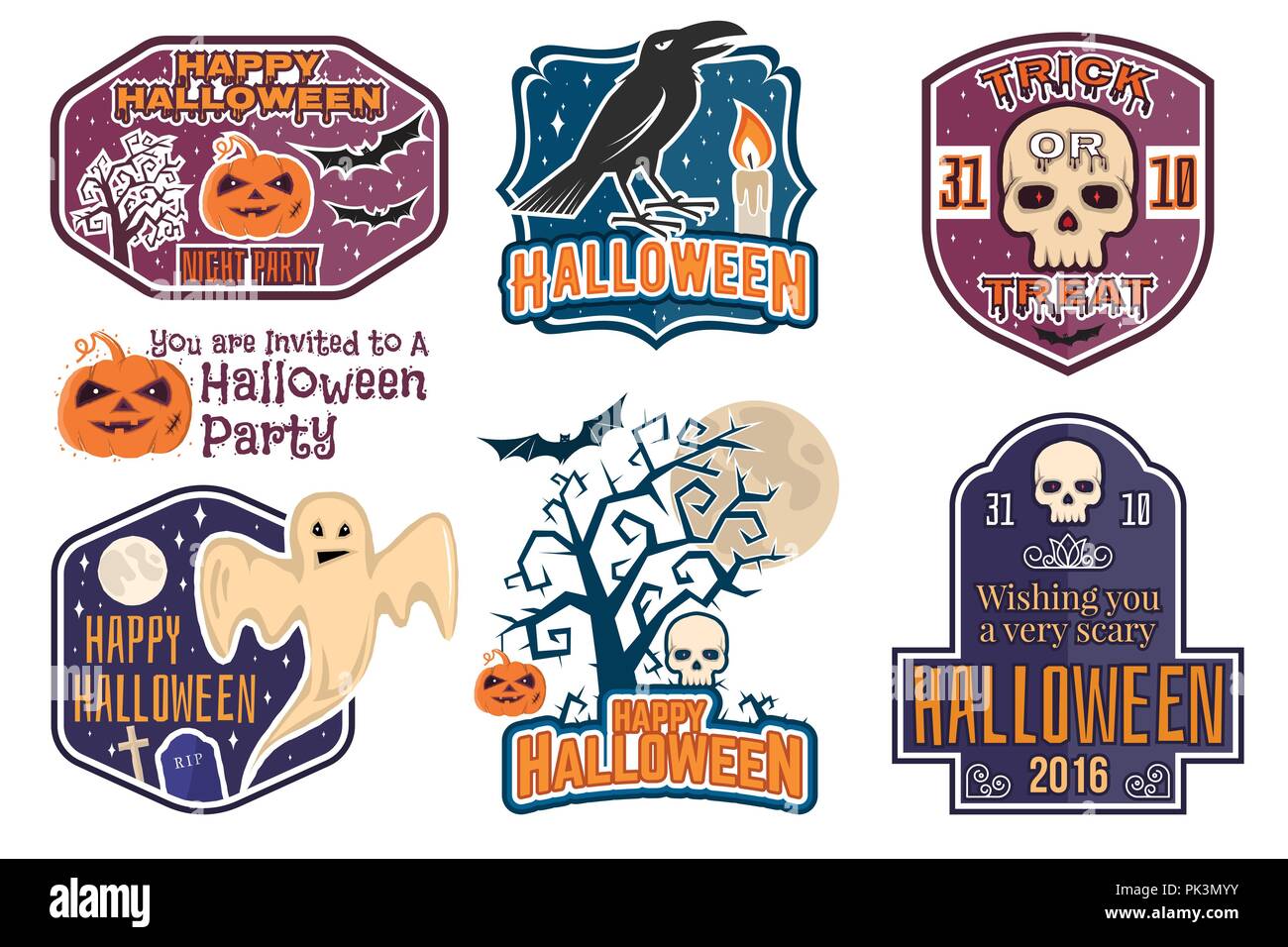 Skull badges hi-res stock photography and images - Alamy