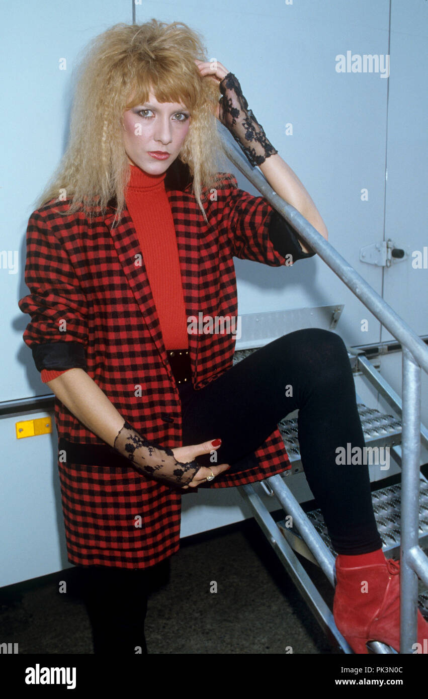 Anne Bertucci in April 1983. | usage worldwide Stock Photo - Alamy