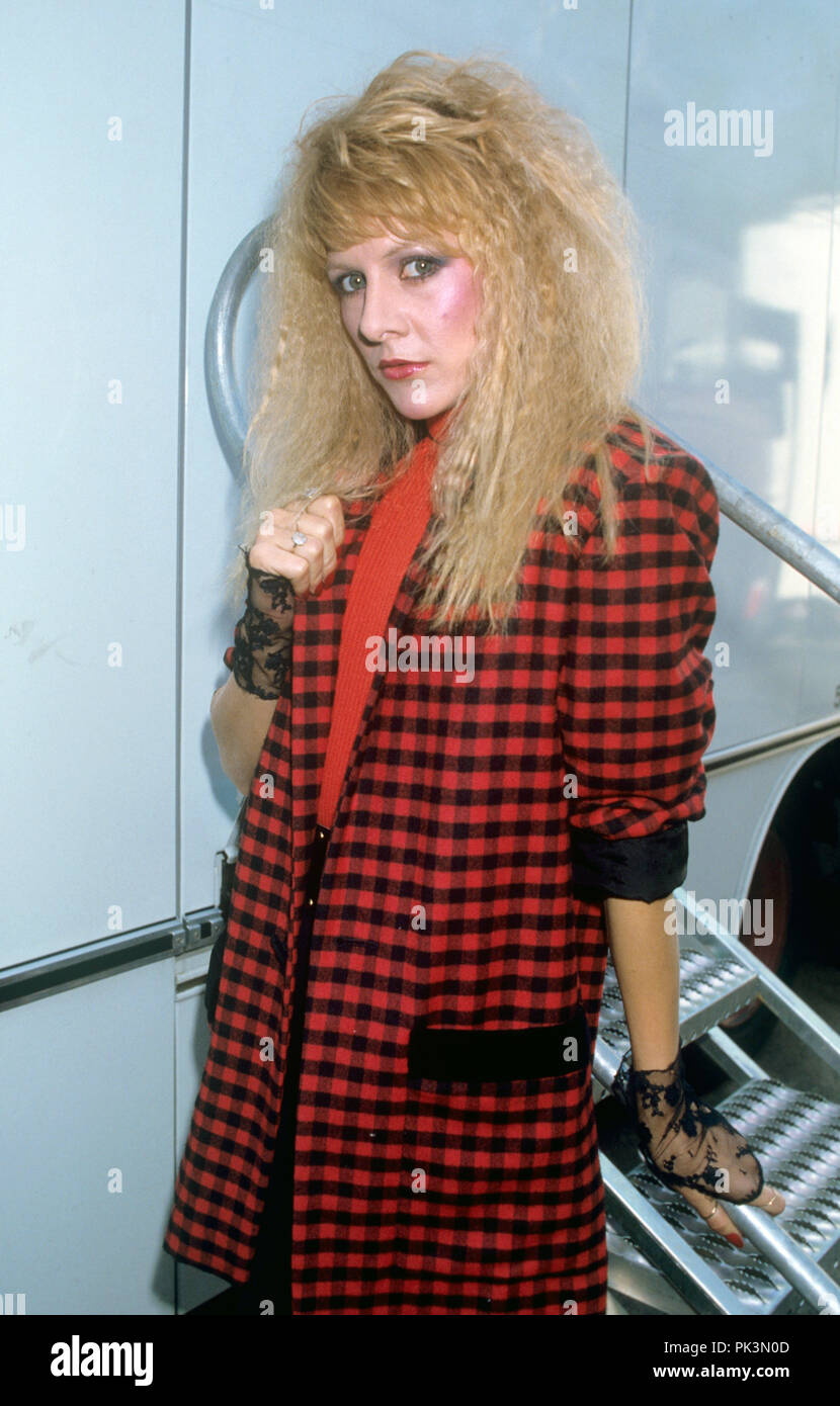 Anne Bertucci in April 1983. | usage worldwide Stock Photo - Alamy