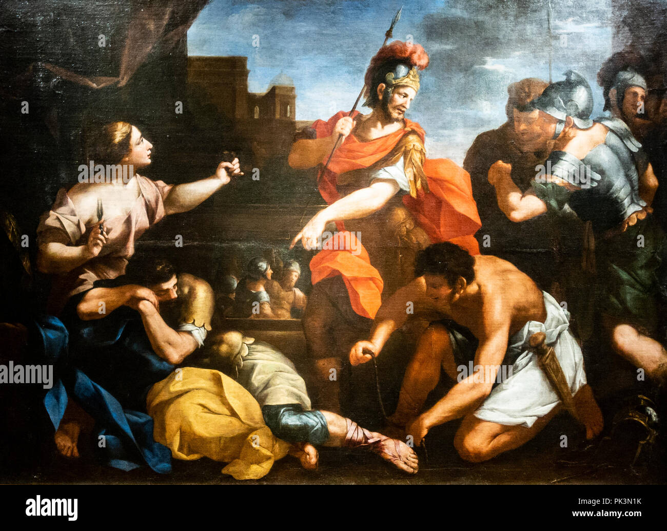 Samson and Delilah. Unknown artist Stock Photo - Alamy