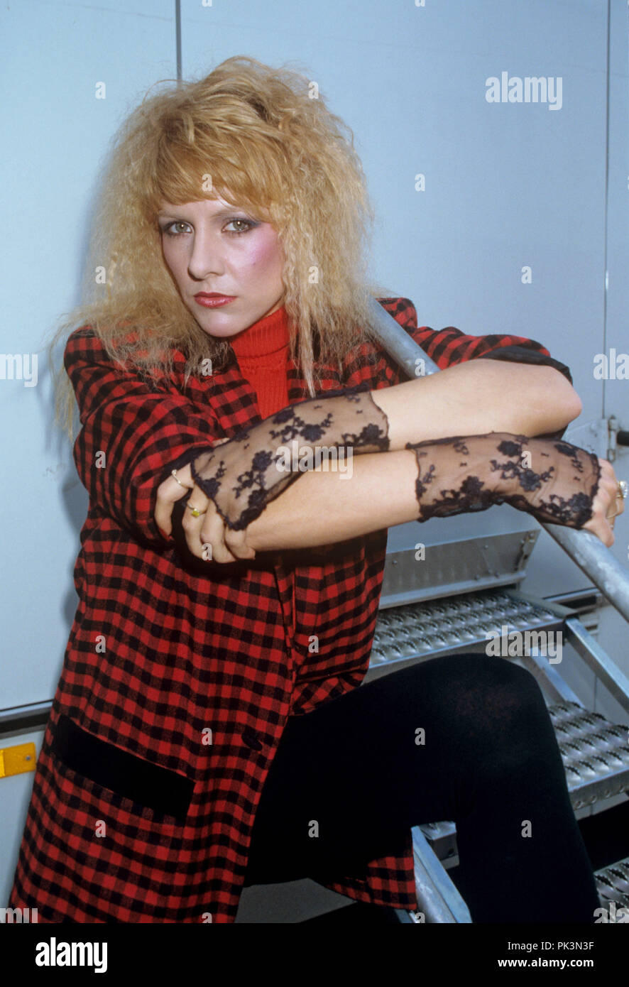 Anne Bertucci in April 1983. | usage worldwide Stock Photo - Alamy