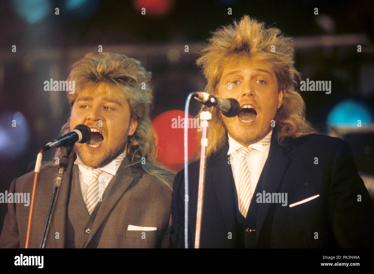 Bruce & Bongo in May 1986 in Hannover / Hanover. | usage worldwide ...