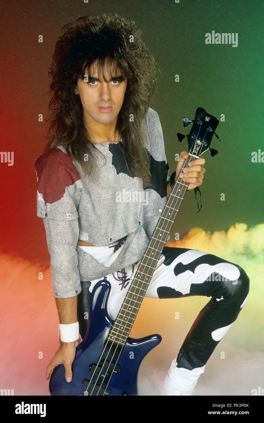 Bonfire on 20.01.1988 in Unterföhring. | usage worldwide Stock Photo ...