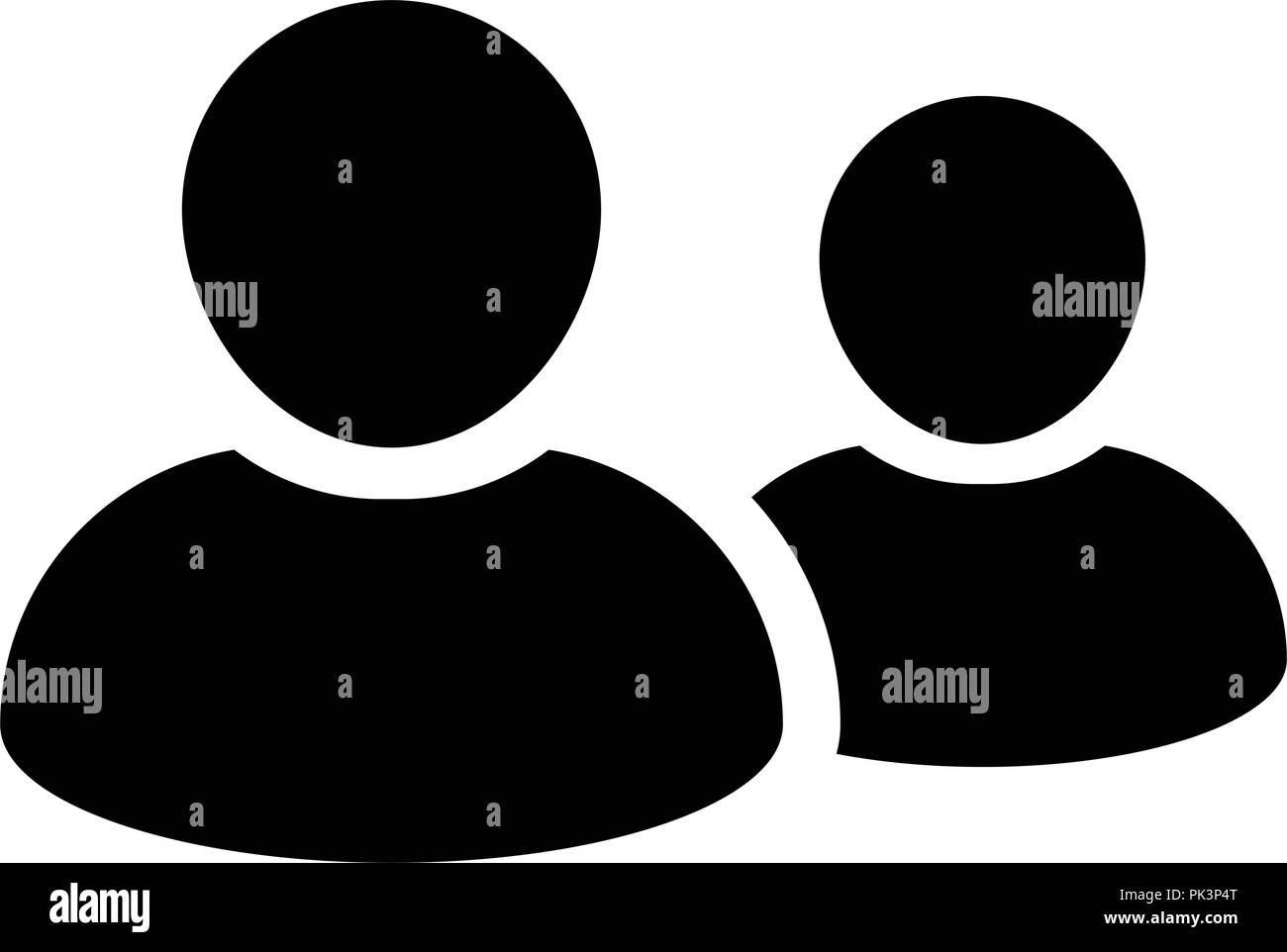 Team icon vector female group of persons symbol avatar for business ...