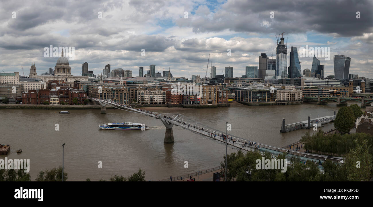 Skyscrapers and construction of office buildings hi-res stock ...