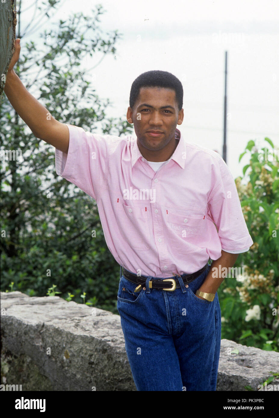 Jonathan Butler in May 1988 in Montreux. | usage worldwide Stock Photo ...