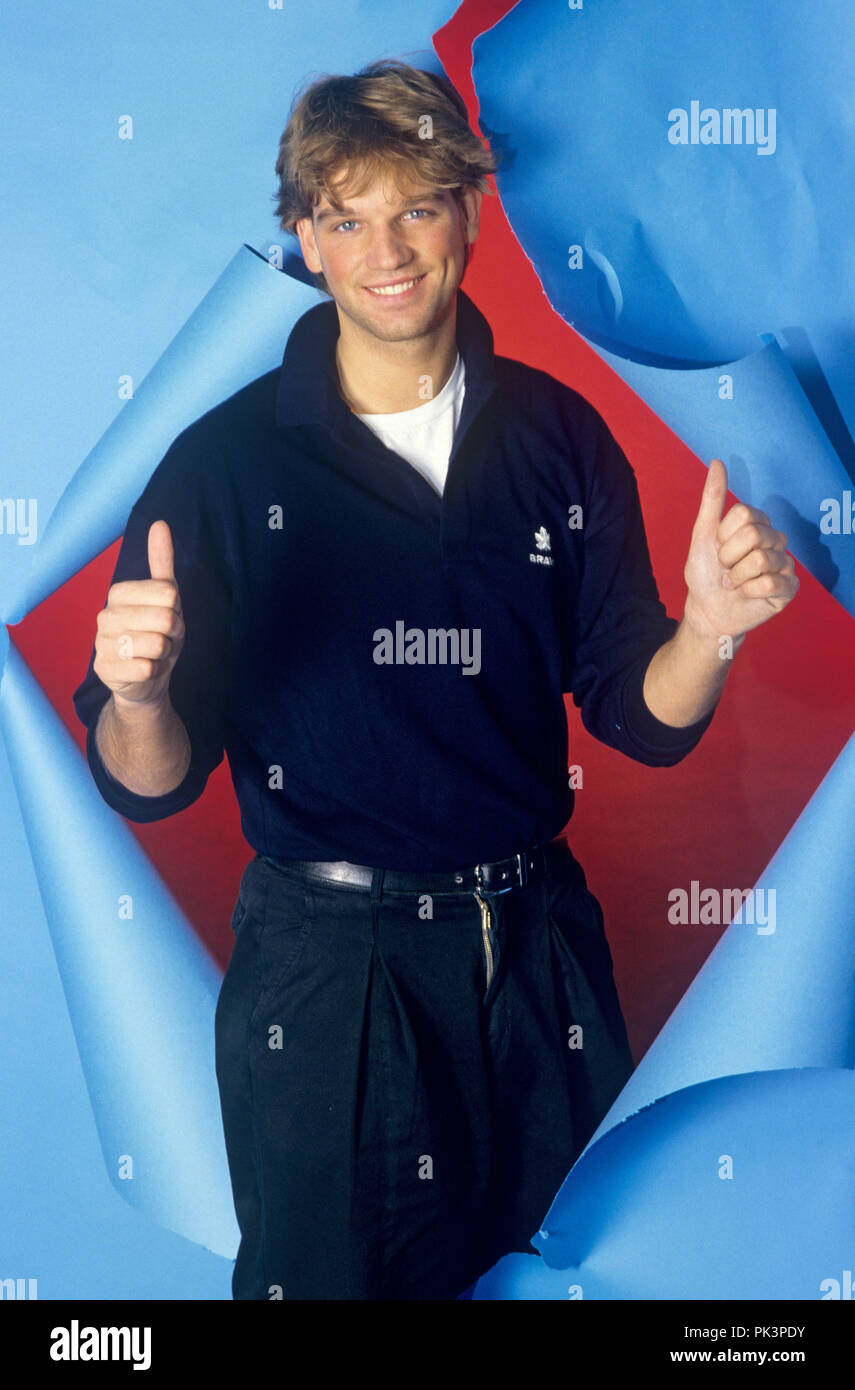 Kai Böcking on 16.12.1987 in München / Munich. | usage worldwide Stock ...