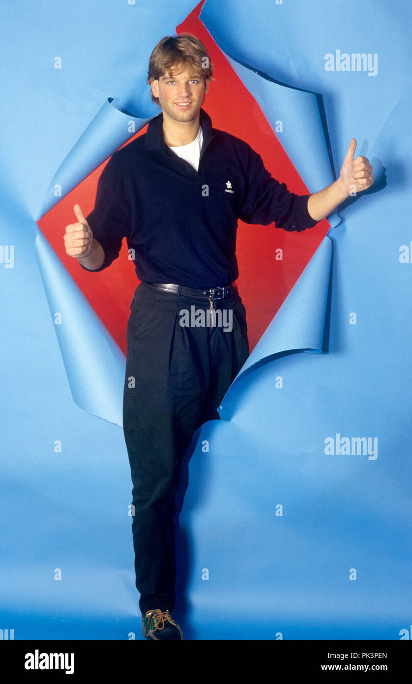 Kai Böcking on 16.12.1987 in München / Munich. | usage worldwide Stock ...