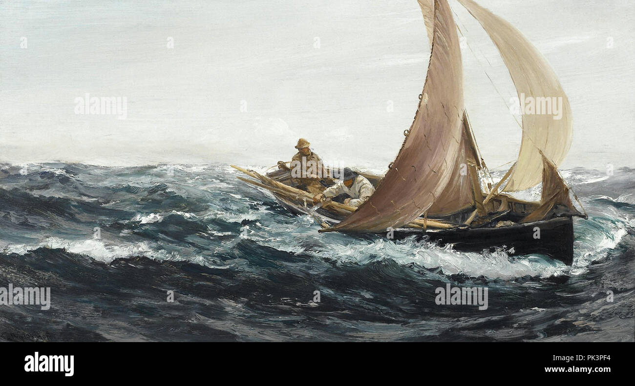 Hemy Charles Napier - a Fair Wind Stock Photo - Alamy