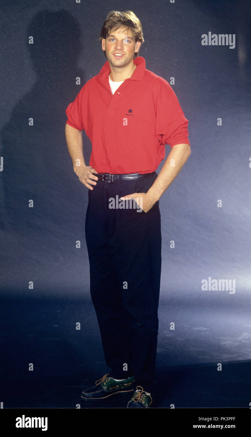 Kai Böcking on 16.12.1987 in München / Munich. | usage worldwide Stock ...