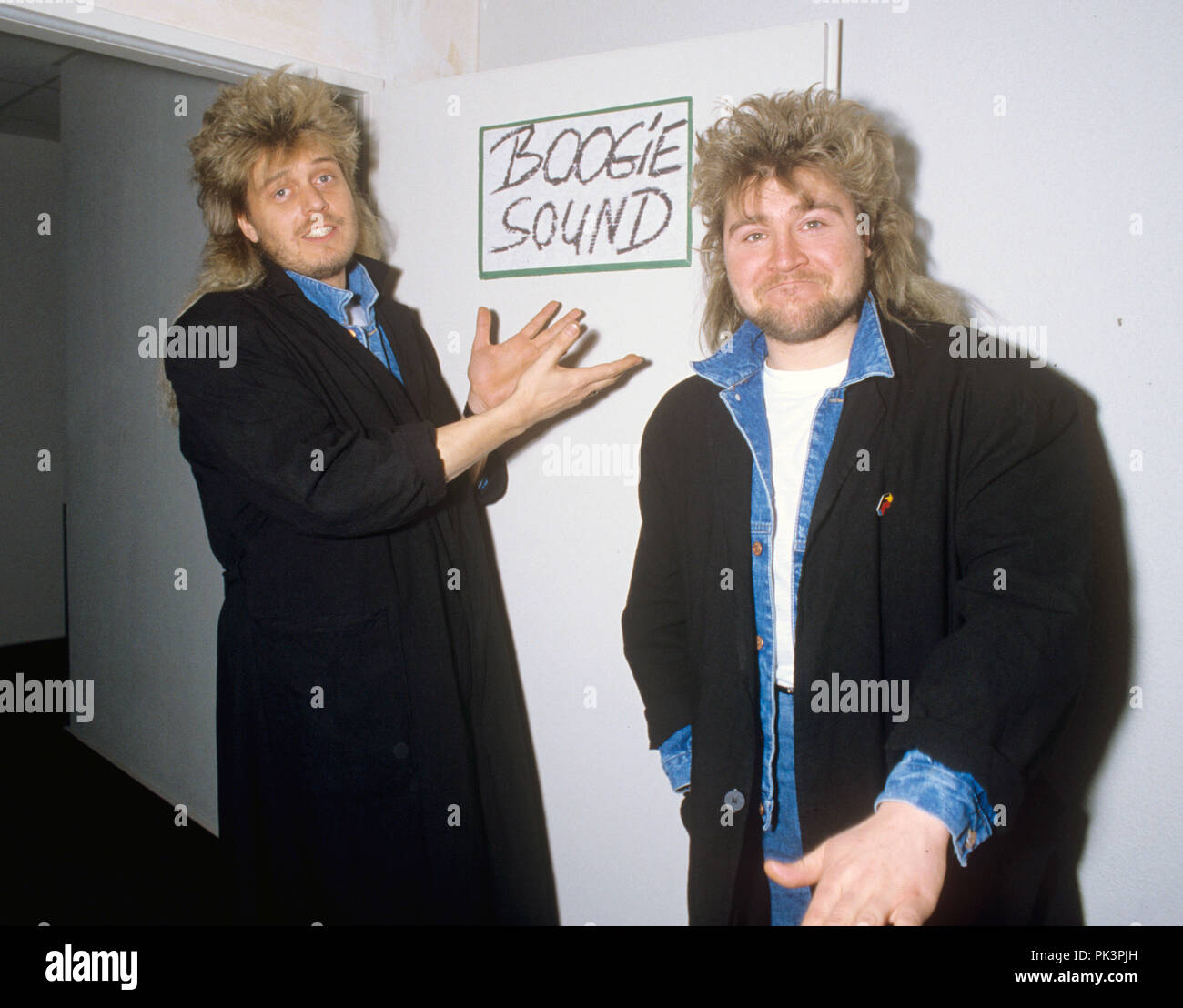 Bruce & Bongo on 11.04.1986 in Hamburg. | usage worldwide Stock Photo ...